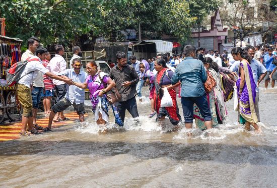 Water Flooded Area Near Dandekar Bridge Editorial Stock Photo - Stock ...
