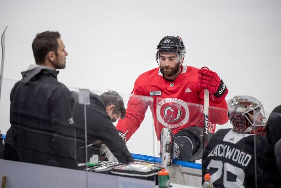 New Yersey Devils Kyle Palmieri During Editorial Stock Photo - Stock ...
