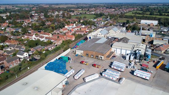 Aerial View Banham Poultry Editorial Stock Photo - Stock Image ...
