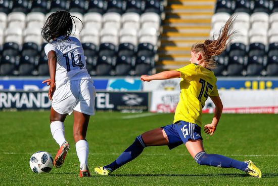 Megan Robb Trying Hard Get Ball Editorial Stock Photo - Stock Image ...