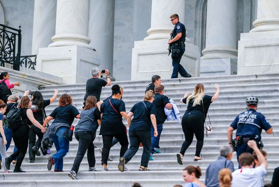 Protestors Storm East Front Steps Us Editorial Stock Photo - Stock ...