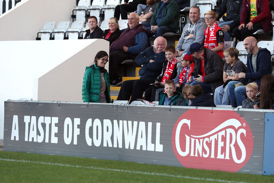 Ginsters Pitch Side Advertising Board Editorial Stock Photo - Stock ...