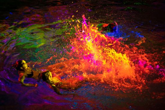 People Participate Art Performance On Coral Editorial Stock Photo ...