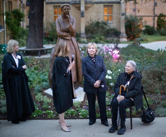 Secretary Hillary Clinton Unveils Statue Eleanor Editorial Stock Photo ...