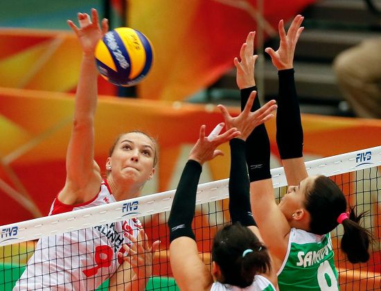 Melissa Ismailoglu L Turkey Spikes Ball Editorial Stock Photo - Stock ...