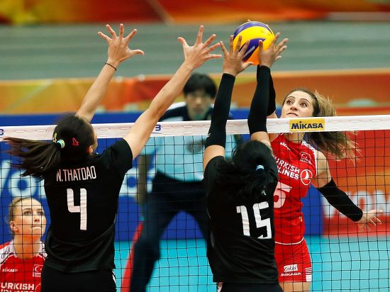 Seyma Ercan R Turkey Spikes Ball Editorial Stock Photo - Stock Image ...