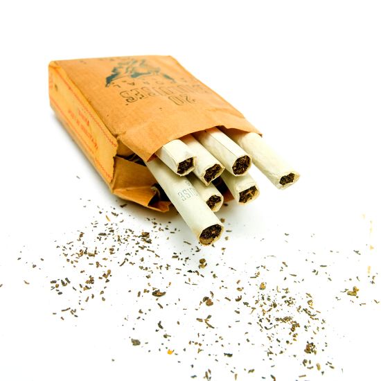 Old Pack Gauloises Typical French Cigarettes Editorial Stock Photo ...