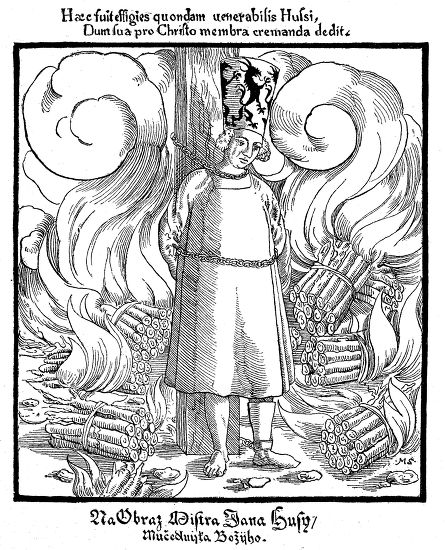 Jan Hus Stake On July 6 Editorial Stock Photo - Stock Image | Shutterstock