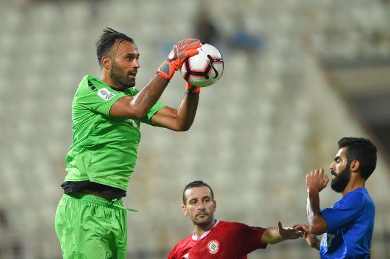Lebanons Goalkeeper Mustafa Ali Matar L Editorial Stock Photo - Stock ...