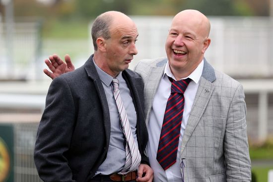 Trainer Tony Coyle Gets Pat On Editorial Stock Photo - Stock Image ...