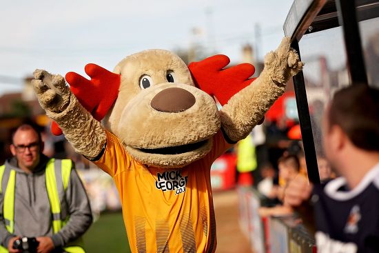 Marvin Moose Cambridge Utd Mascot Before Editorial Stock Photo - Stock ...
