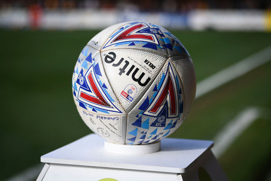 Efl Mitre Delta Match Ball Editorial Stock Photo - Stock Image ...