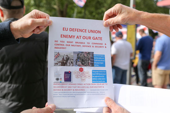 Democratic Football Lads Alliance March Park Editorial Stock Photo ...