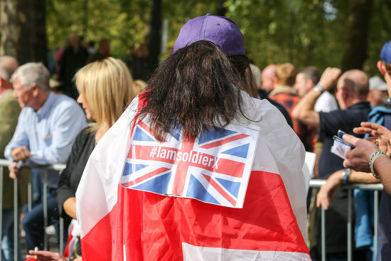 Democratic Football Lads Alliance March Park Editorial Stock Photo ...