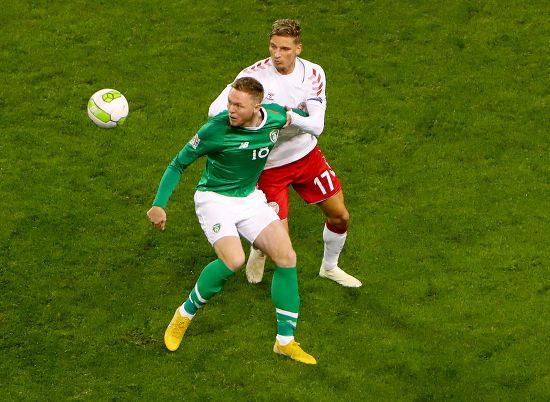 Republic Ireland Vs Denmark Irelands Aiden Editorial Stock Photo ...