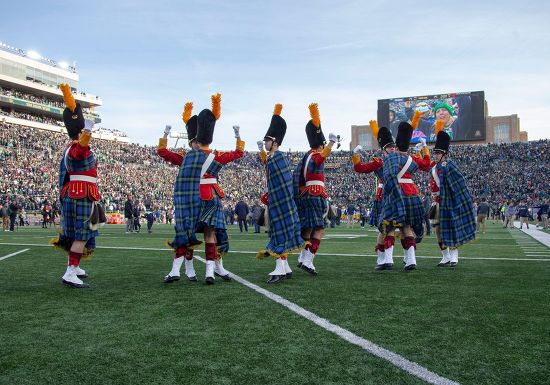 Notre Dame Irish Guard Perform Victory Editorial Stock Photo - Stock ...