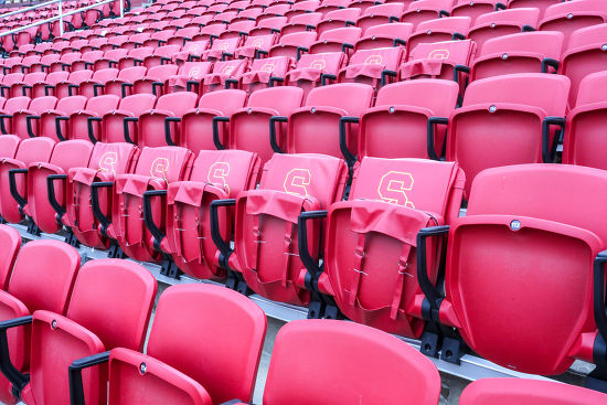 Usc Stadium Seats Colorado Buffaloes Vs Editorial Stock Photo - Stock ...