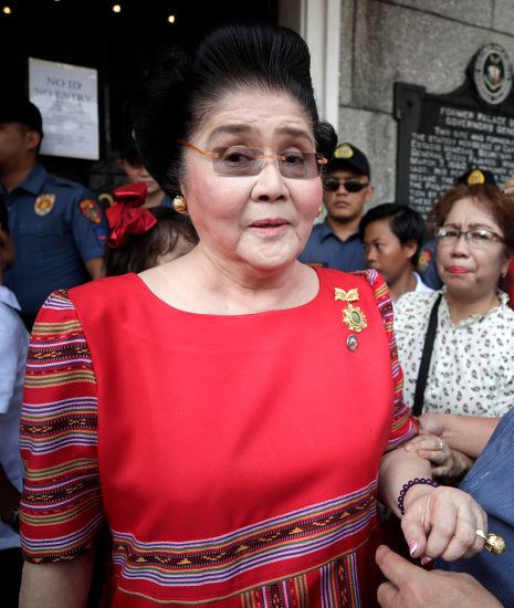 Former First Lady Imelda Marcos Wife - Foto de stock de contenido ...
