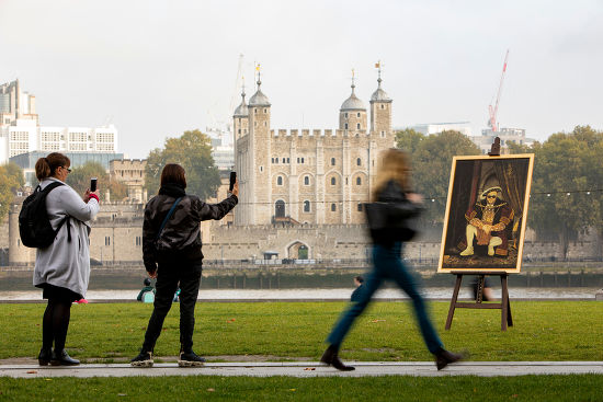 Reuben Dangoor London Artist Three Unveil Editorial Stock Photo - Stock ...