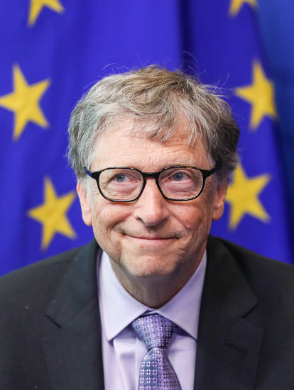 Microsoft Founder Cofounder Bill Melinda Gates - Foto de stock de ...