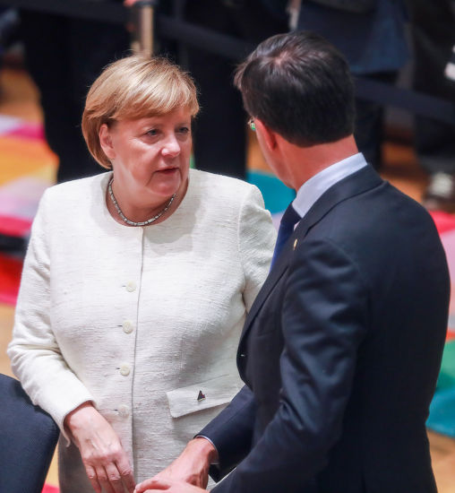German Federal Chancellor Angela Merkel Netherlands Editorial Stock ...