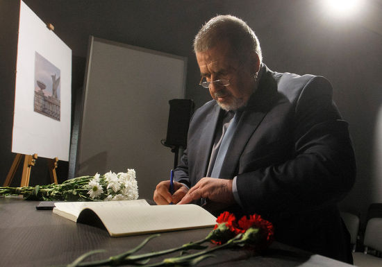 Refat Chubarov Leader Crimean Tatar National Editorial Stock Photo ...