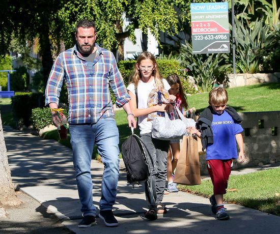 Ben Affleck Son Samuel Affleck Daughter Editorial Stock Photo - Stock ...