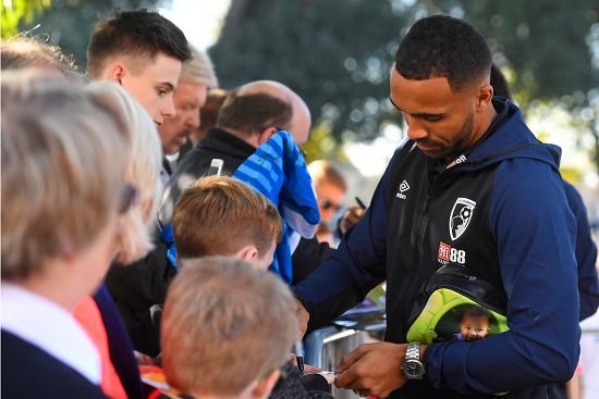 Callum Wilson Afc Bournemouth Signs Autograph Editorial Stock Photo ...