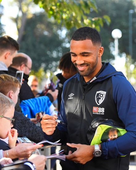 Callum Wilson Afc Bournemouth Signs Autograph Editorial Stock Photo ...