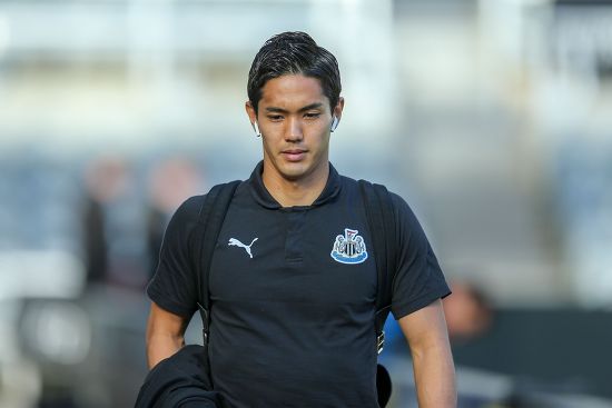 Yoshinori Muto 13 Newcastle United Arrives Editorial Stock Photo ...