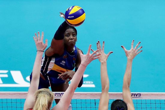 Miryam Sylla Italy Action During Fivb Editorial Stock Photo - Stock ...