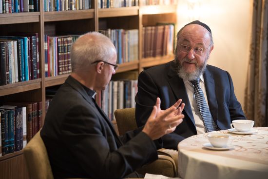 Justin Welby Archbishop Canterbury Chief Rabbi Editorial Stock Photo ...