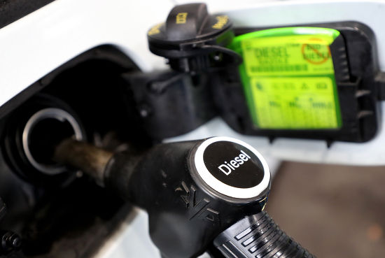 Diesel Pump Fuel Filling Station Dortmund Editorial Stock Photo - Stock ...
