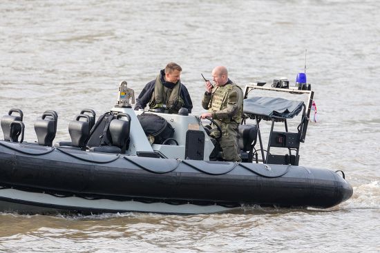 Royal Marines Rib During Rehearsal Display Editorial Stock Photo ...