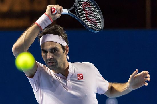 Switzerlands Roger Federer Action During His Editorial Stock Photo ...