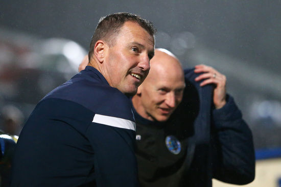 Macclesfields Manager Danny Whitaker Neil Howarth Editorial Stock Photo ...