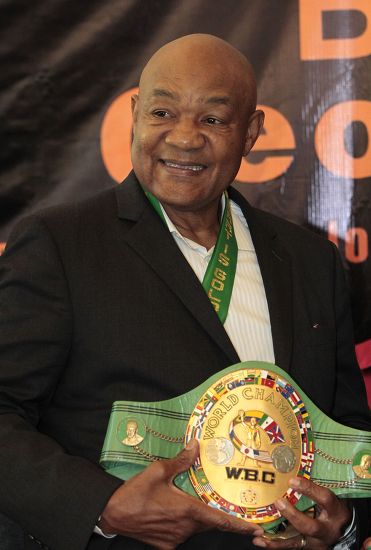Us Former Boxer George Foreman Poses Editorial Stock Photo - Stock ...