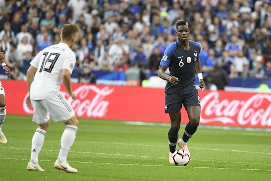 Paul Pogba Dribbling Ball Editorial Stock Photo - Stock Image ...