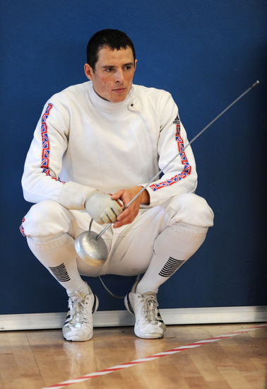 Gb Pentathlete Samuel Weale Competing Fencing Editorial Stock Photo ...