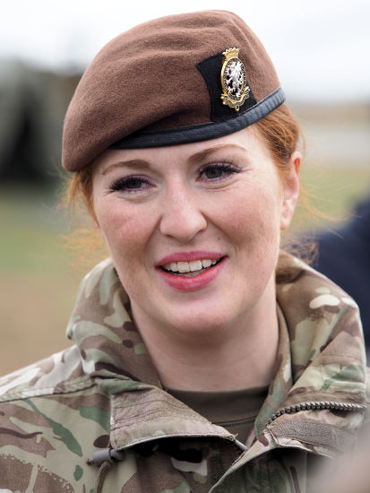 Kat Dixon Challenger Ii Tank Crew Editorial Stock Photo - Stock Image ...