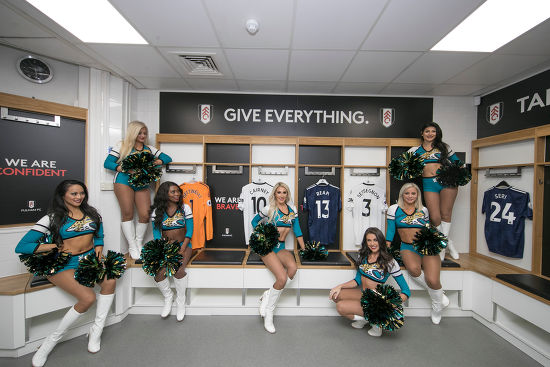 Cheerleaders Visit Home Team Changing Room Editorial Stock Photo ...