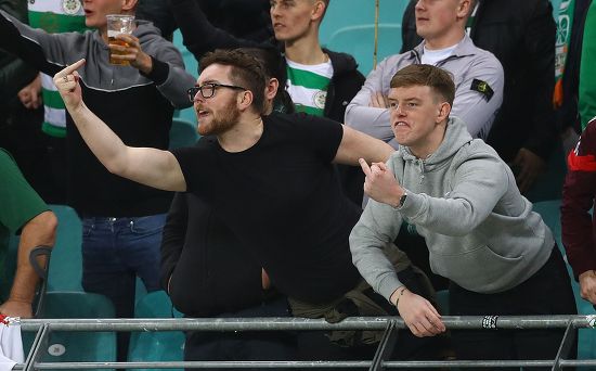 Angry Celtic Fans Abuse Red Bull Editorial Stock Photo - Stock Image ...