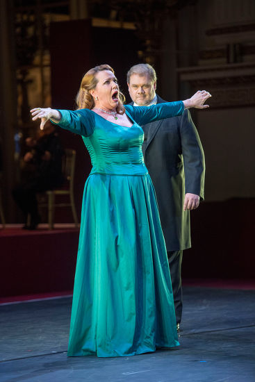 Emily Magee Stuart Skelton Performing Richard Editorial Stock Photo ...