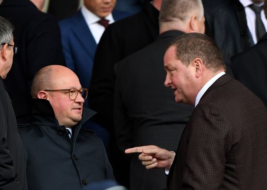 Mike Ashby Newcastle Owner Stand Prior Editorial Stock Photo - Stock ...