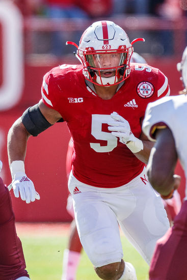 Lincoln Ne Us Nebraska Cornhuskers Linebacker Editorial Stock Photo ...