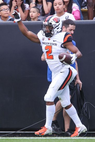 Oregon States Shawn Wilson Celebrates His Editorial Stock Photo - Stock ...