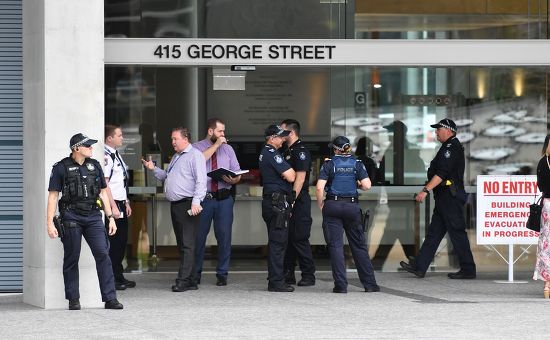 Police Seen Standing Guard Outside Queen Editorial Stock Photo - Stock ...