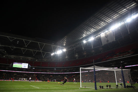 Thousands Empty Seats Wembley Stadium Tottenham Editorial Stock Photo ...