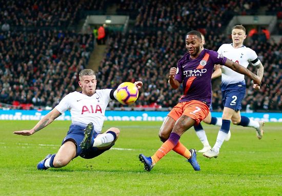 Toby Alderweireld Tottenham Hotspur Blocks Shot Editorial Stock Photo ...