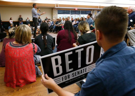 Candidate Us Senate Beto Orourke L Editorial Stock Photo - Stock Image ...